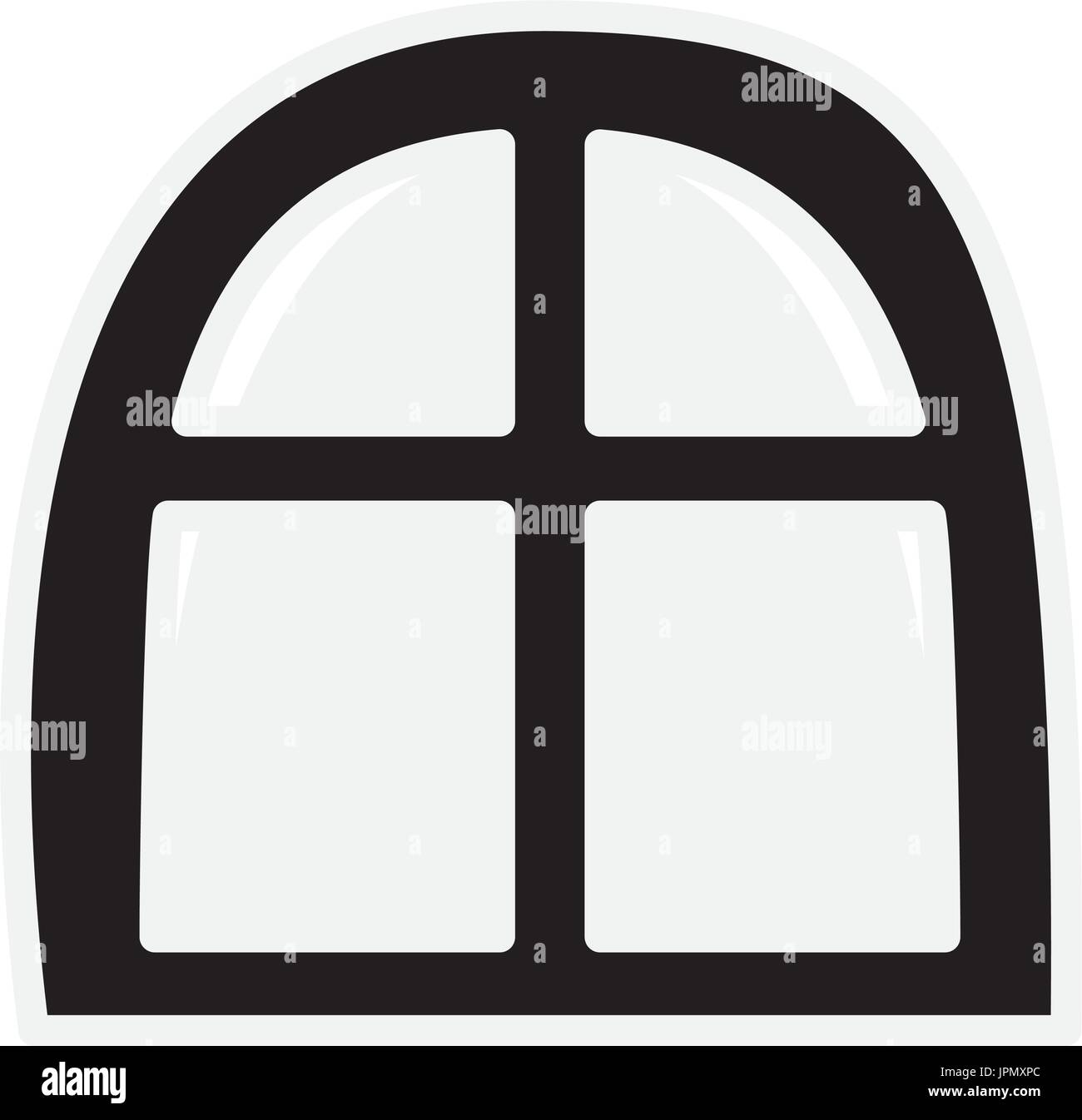 window icon over white background vector illustration Stock Vector ...