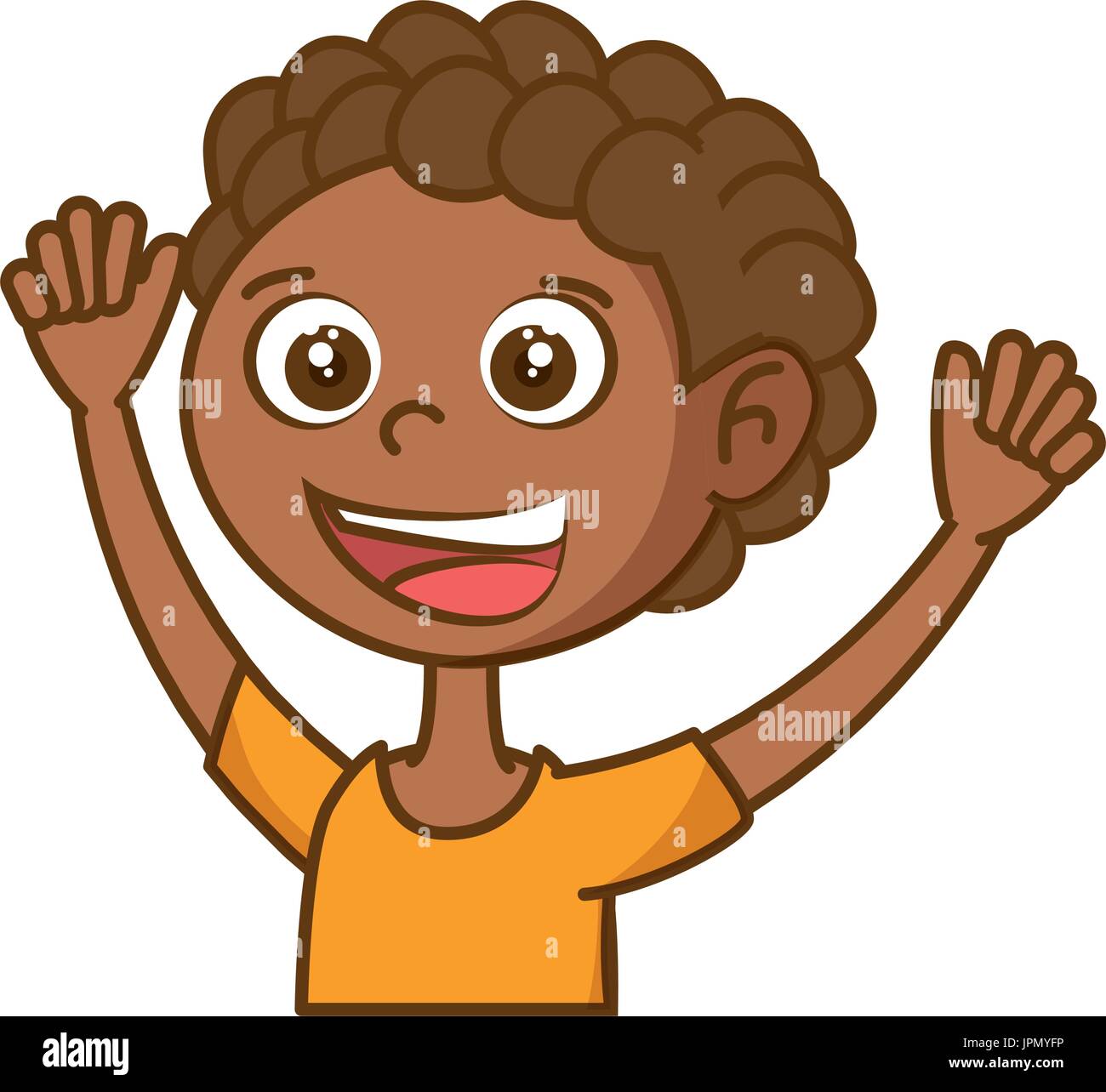 cartoon boy icon over white background vector illustration Stock Vector ...