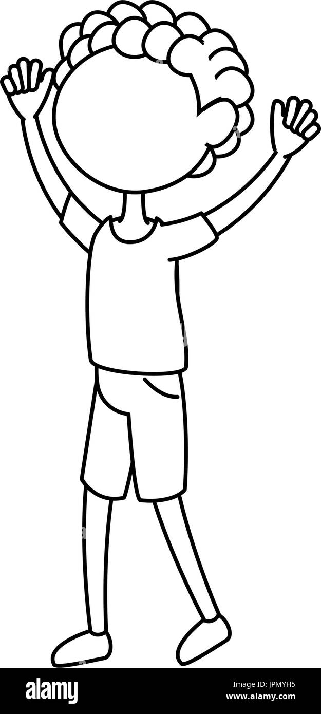 boy icon over white background vector illustration Stock Vector Image ...