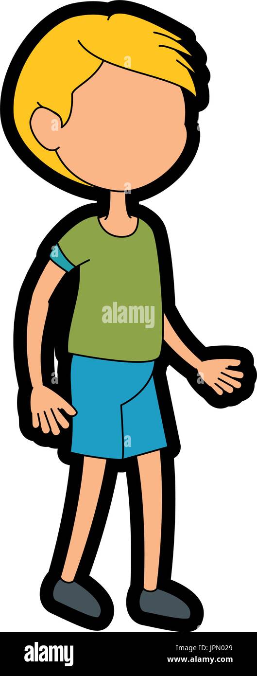 cartoon boy icon icon vector illustration graphic design Stock Vector ...
