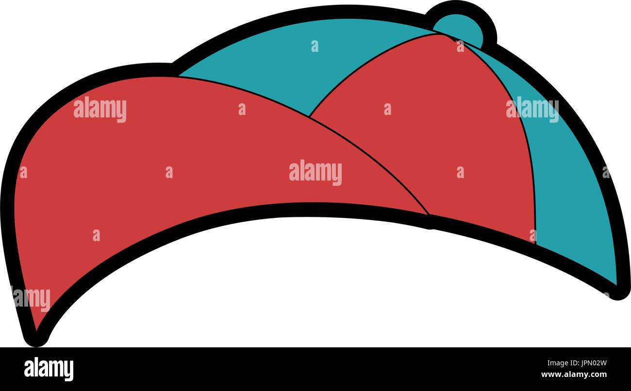 kid cap icon over white background vector illustration Stock Vector ...