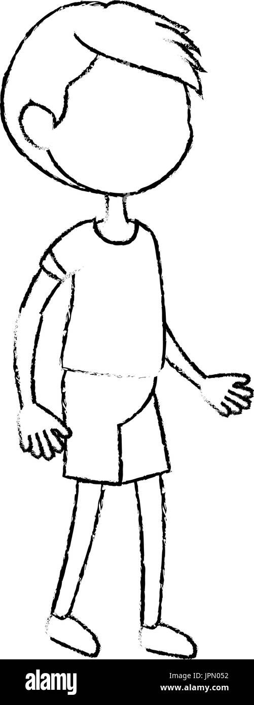 boy icon over white background vector illustration Stock Vector Image ...