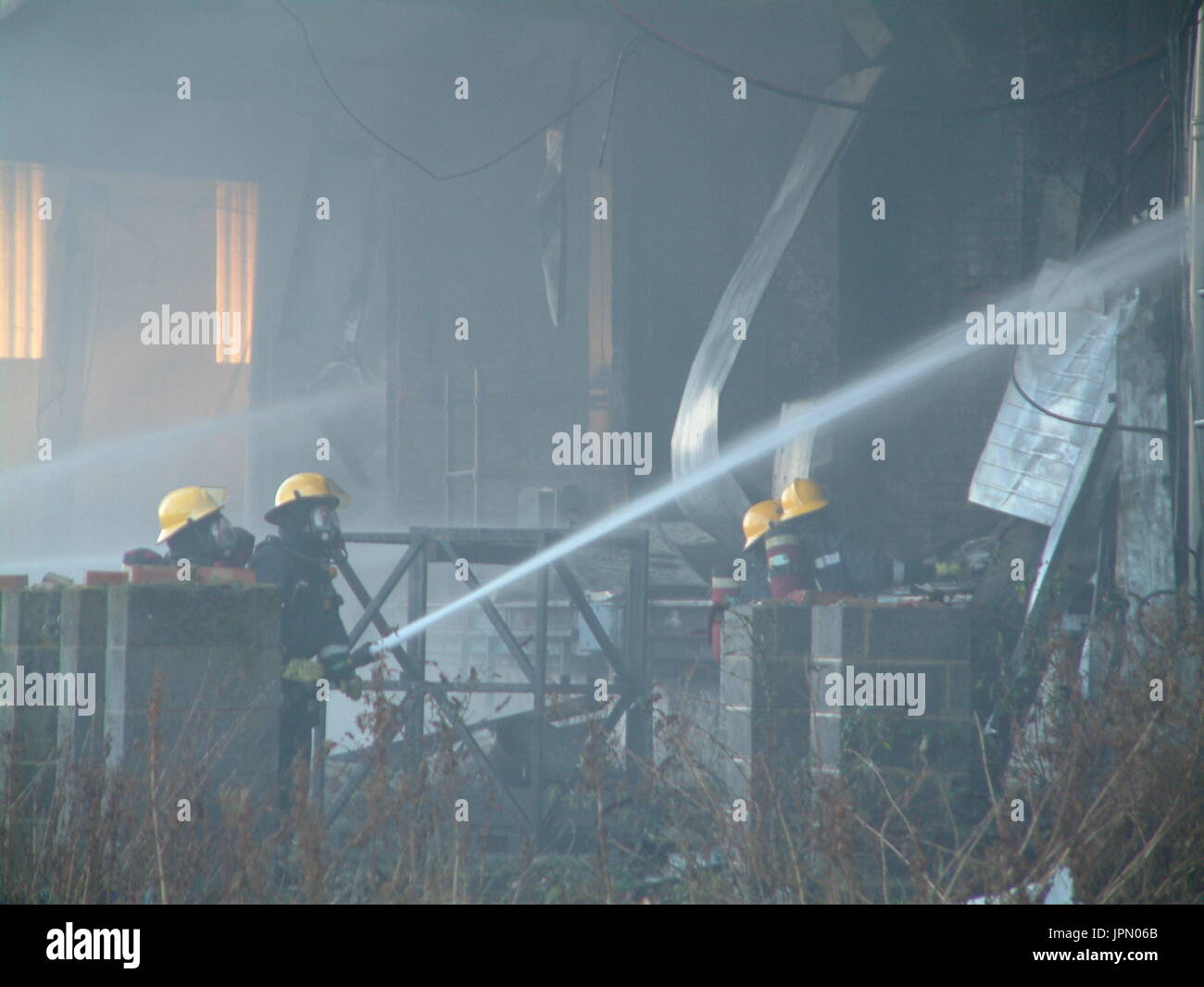 Fire damage to cladding on tower block hi-res stock photography and ...