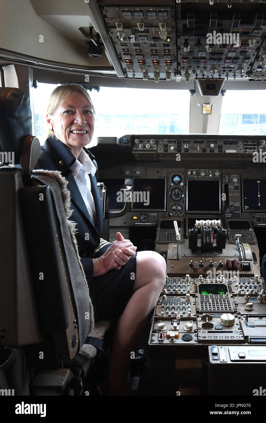 The UK's first woman Boeing 747 captain Yvonne Kershaw, who is to ...