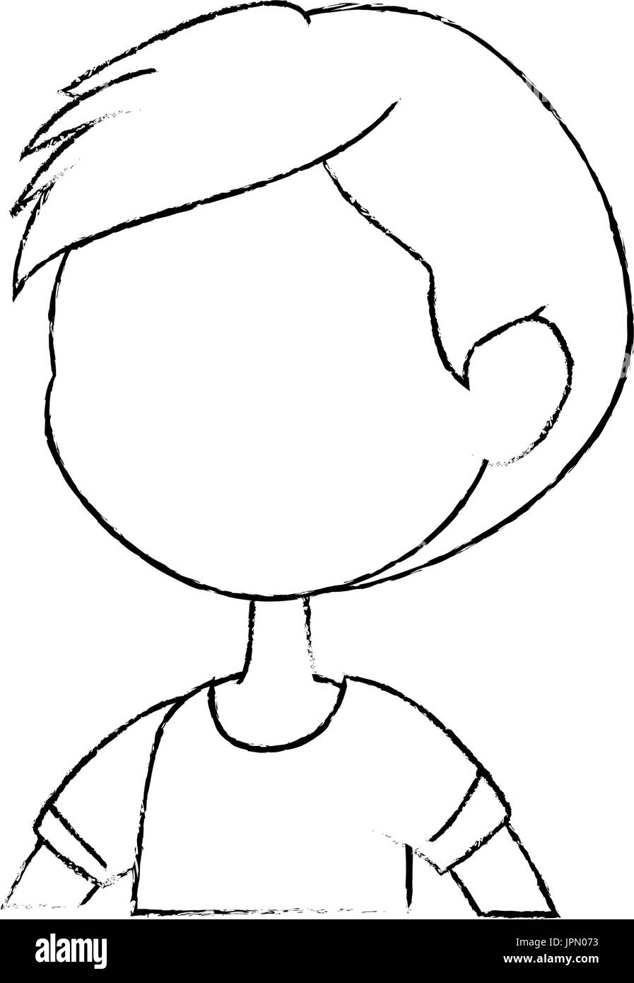 boy icon over white background vector illustration Stock Vector Image ...