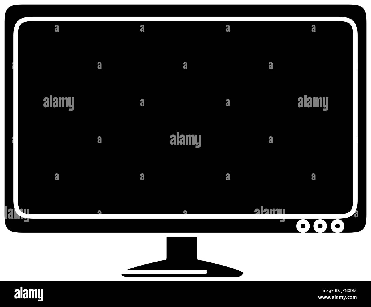 computer icon over white background vector illustration Stock Vector ...