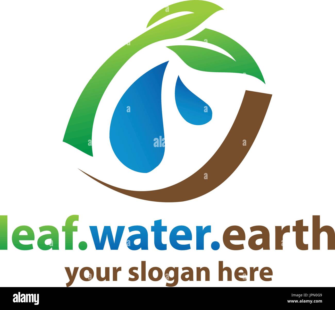 Simple curved blue green Stock Vector Images - Alamy