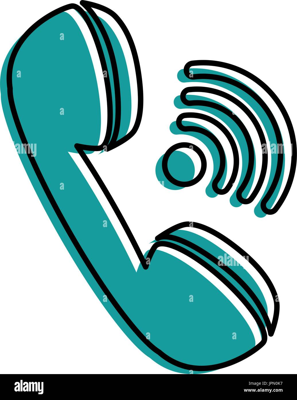 phone icon over white background vector illustration Stock Vector Image ...