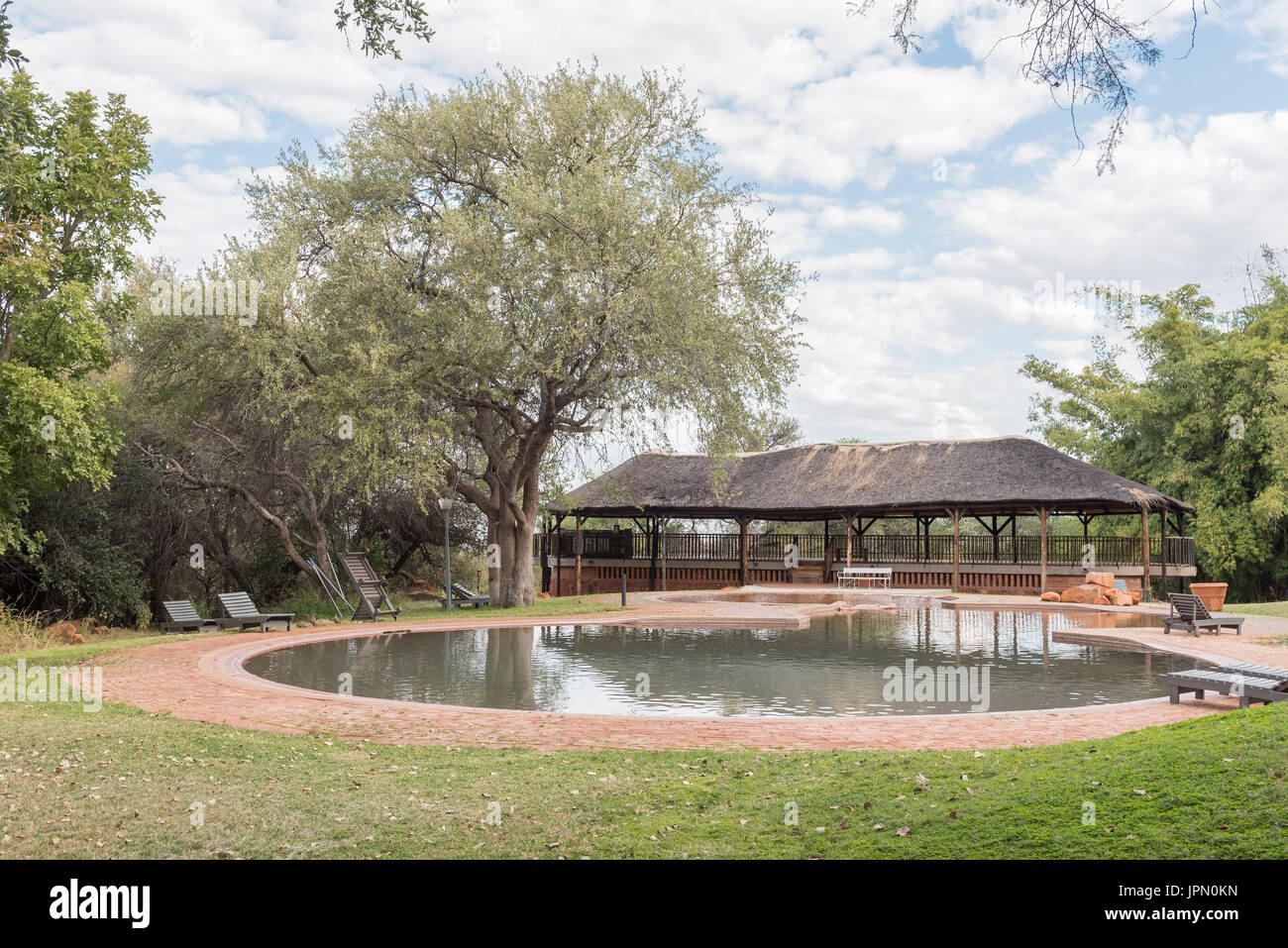 WATERBERG PLATEAU NATIONAL PARK, NAMIBIA - JUNE 19, 2017: The swimming ...