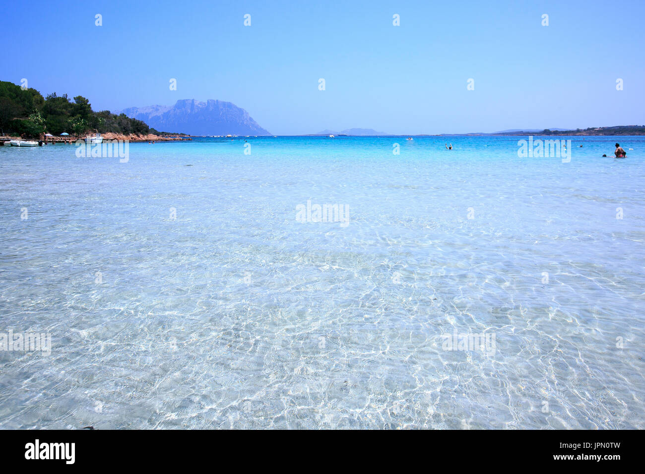 Beautiful blue beach in Sardinia, Italy Stock Photo - Alamy