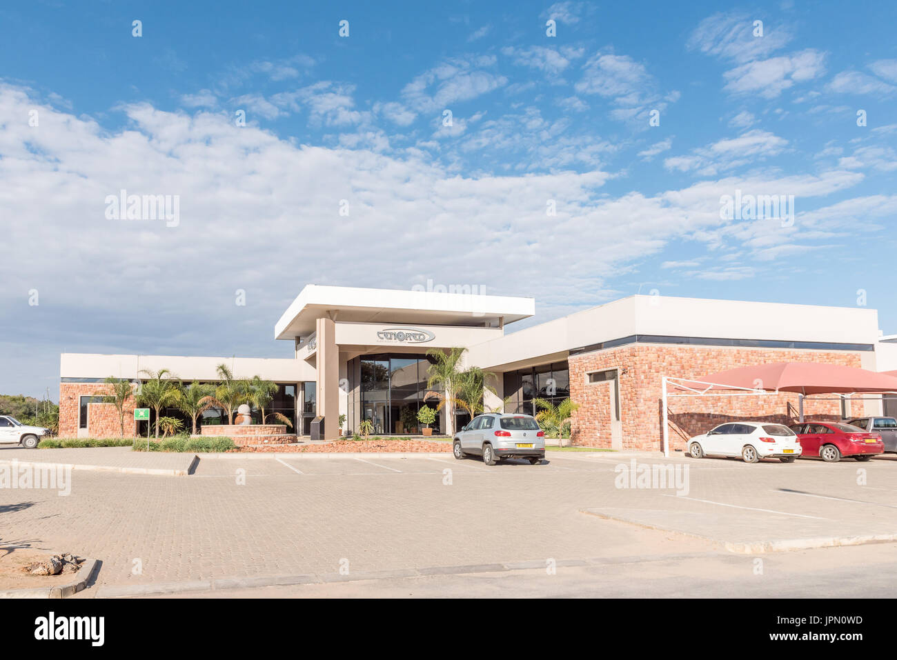 OTJIWARONGO, NAMIBIA - JUNE 20, 2017: The offices of Central North ...