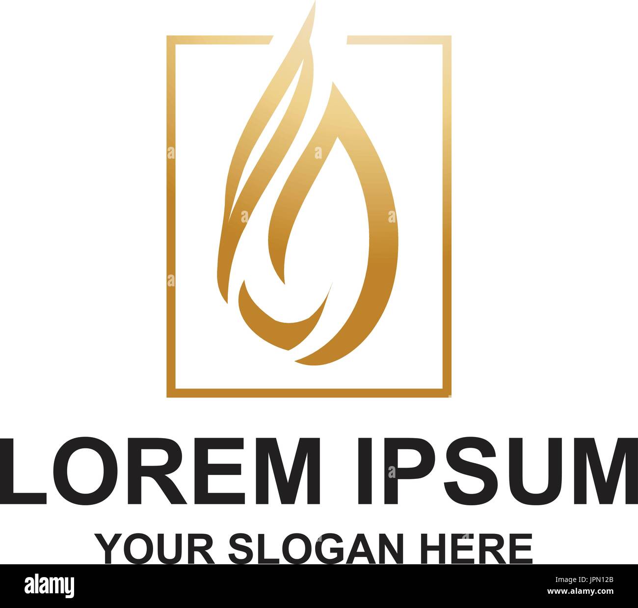 Rectangle logo hi-res stock photography and images - Alamy