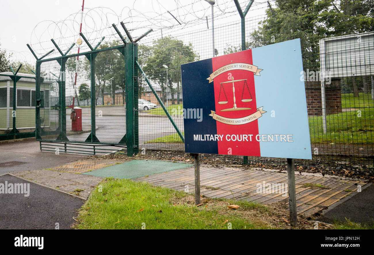 General view of the Military Court Center at Catterick Courts Centre in ...