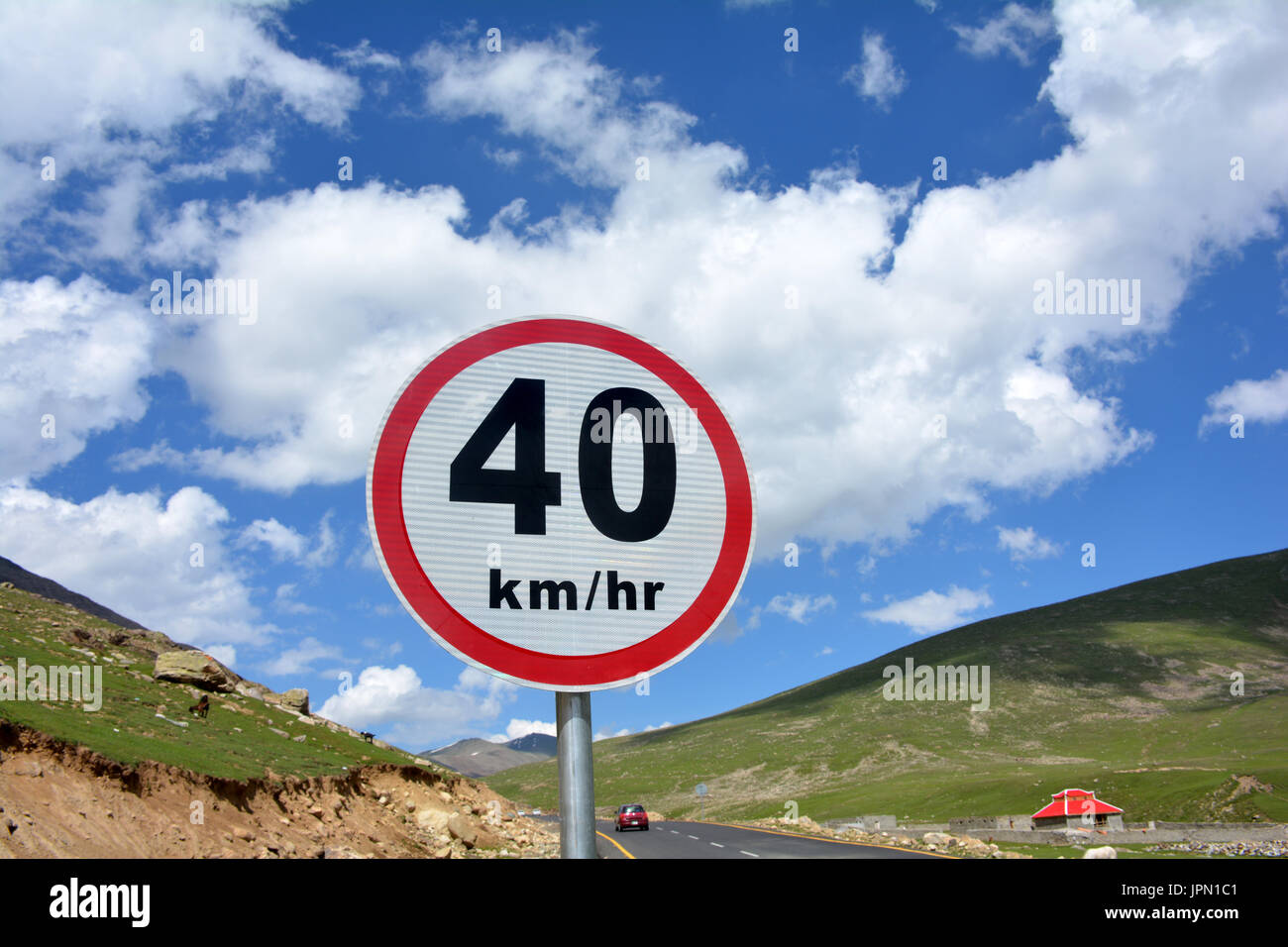 Traffic Sign board with beautiful environment Stock Photo - Alamy