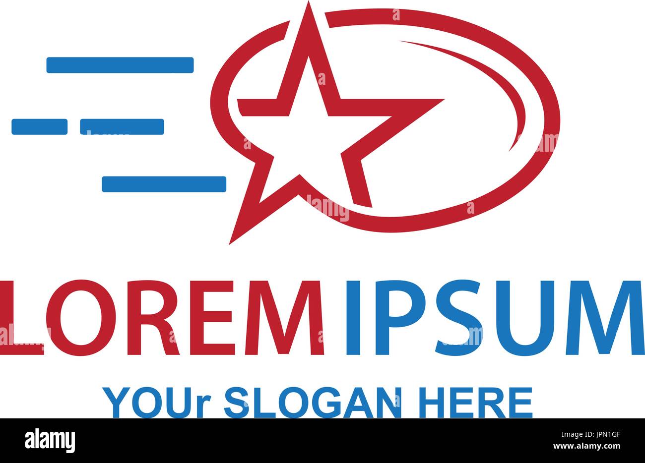 star within a talk bubble with motion lines, logo design, isolated on ...