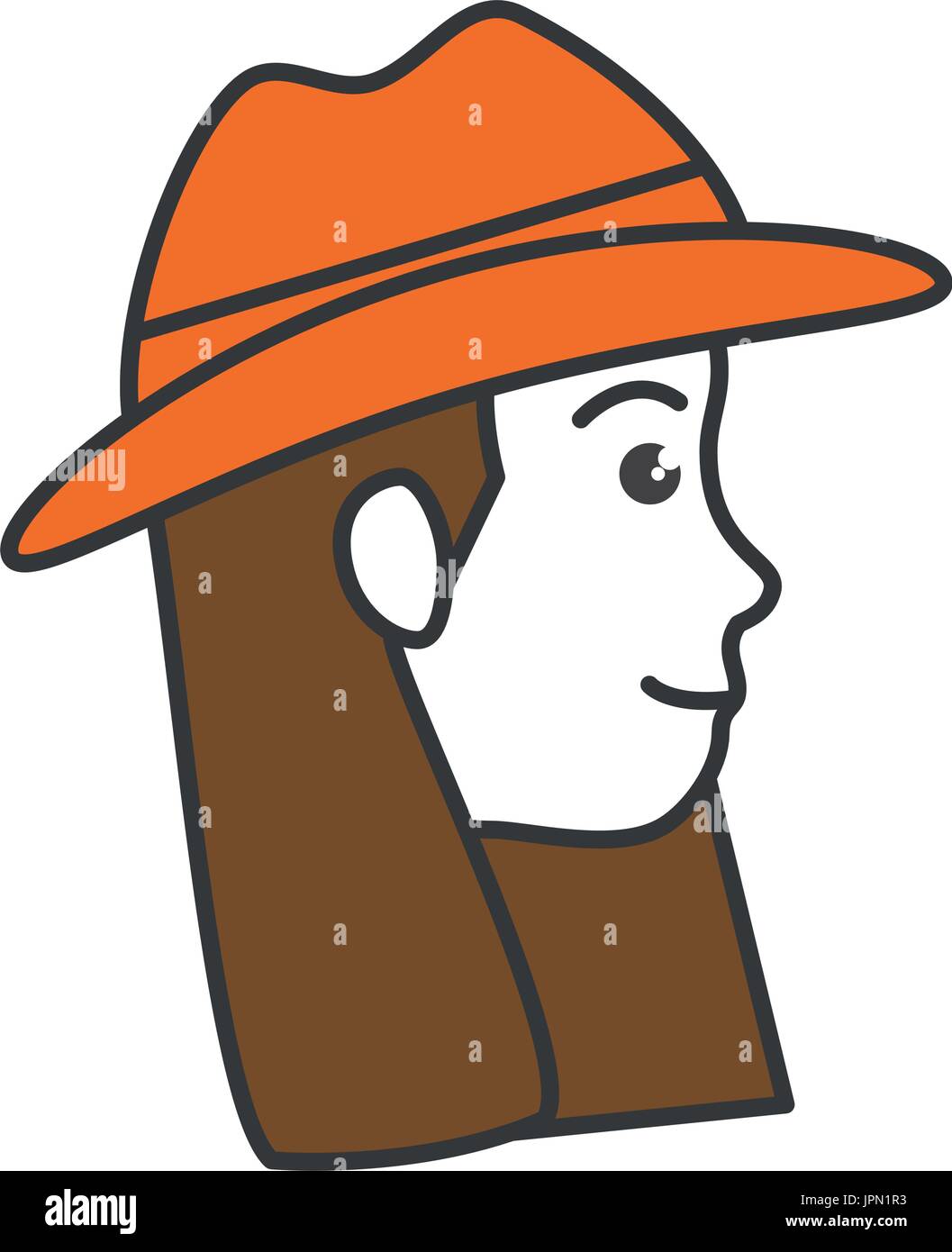 beautiful woman head avatar character vector illustration design Stock ...