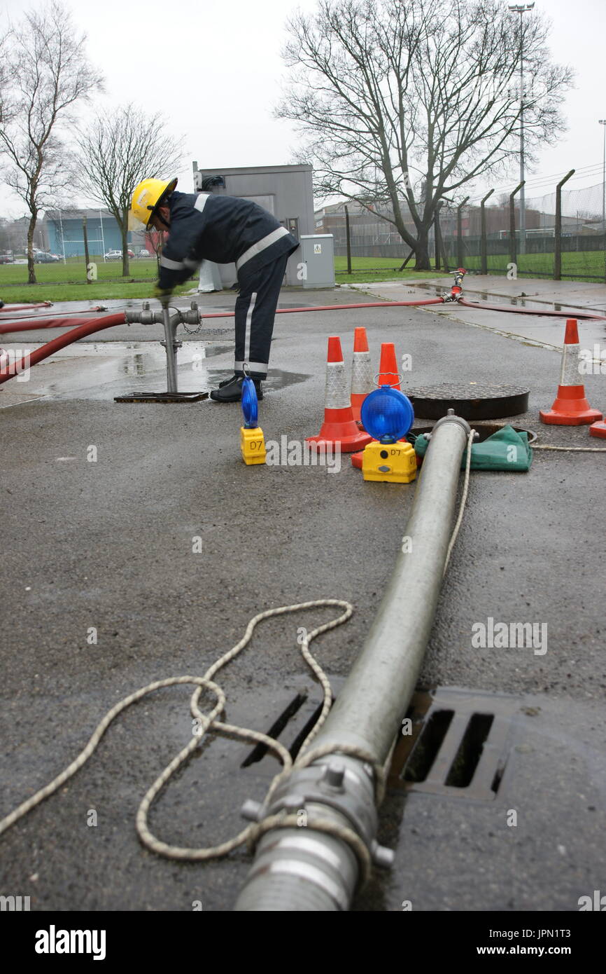 Using Fire Fighting Hose High Resolution Stock Photography and Images ...