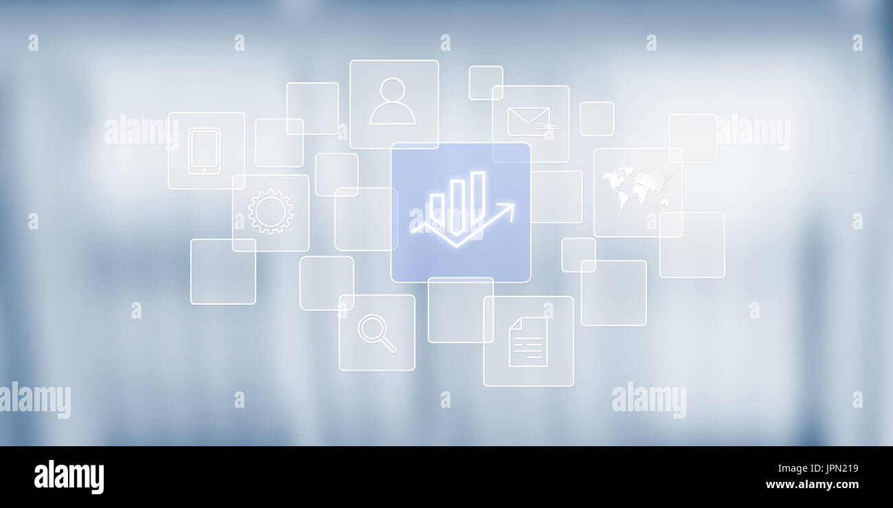 Growth Technology background Stock Photo - Alamy