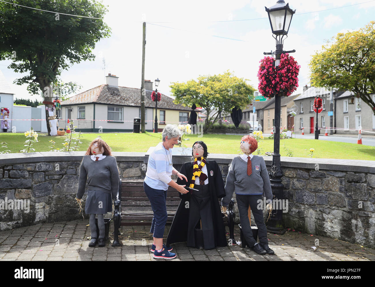 Harry potter themed scarecrow durrow scarecrow festival hi-res stock ...