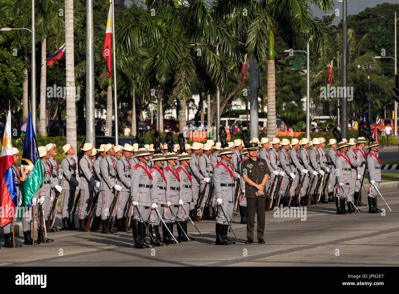 Military parade at Rizal Park, Manila, Philippines Stock Photo - Alamy