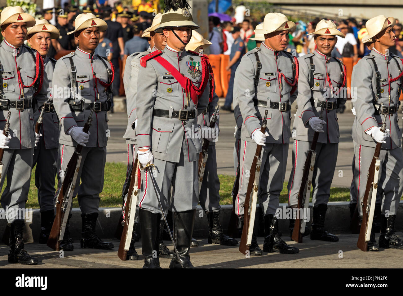 Military parade at Rizal Park, Manila, Philippines Stock Photo - Alamy