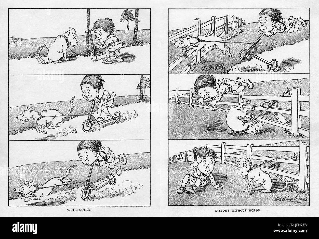 1920s comic strip Black and White Stock Photos & Images - Alamy