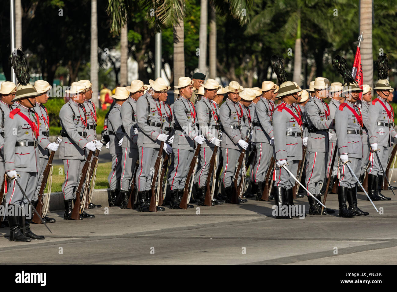 Military parade at Rizal Park, Manila, Philippines Stock Photo - Alamy