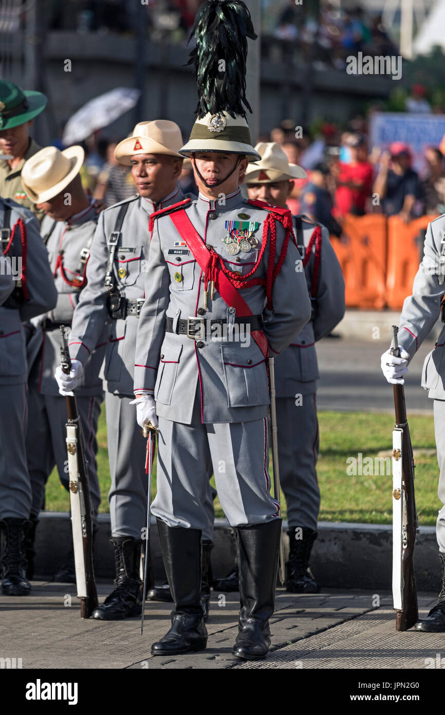 Military parade at Rizal Park, Manila, Philippines Stock Photo - Alamy