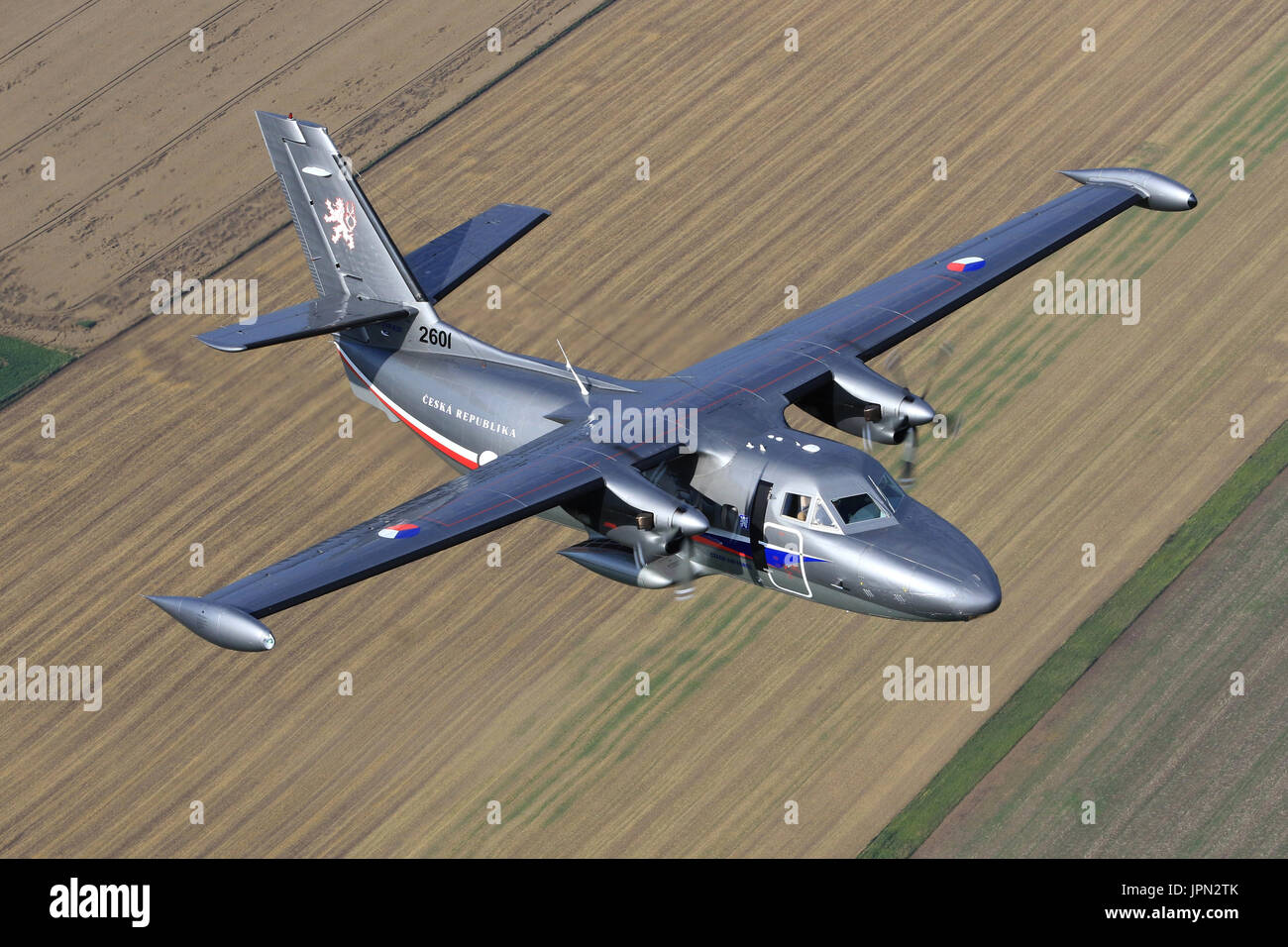 tactical transportation aircraft Let L-410 Turbolet Stock Photo - Alamy