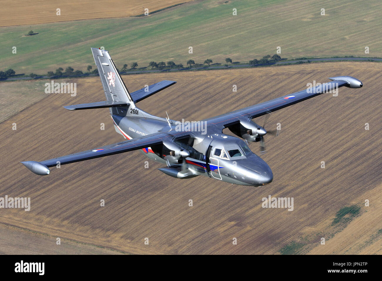 tactical transportation aircraft Let L-410 Turbolet Stock Photo - Alamy