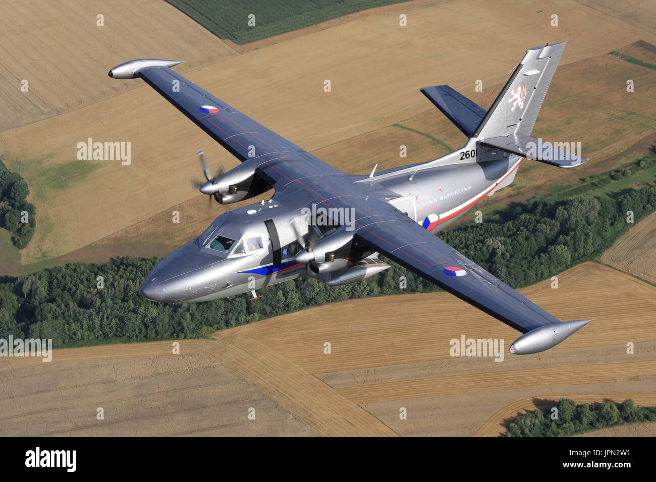 tactical transportation aircraft Let L-410 Turbolet Stock Photo - Alamy