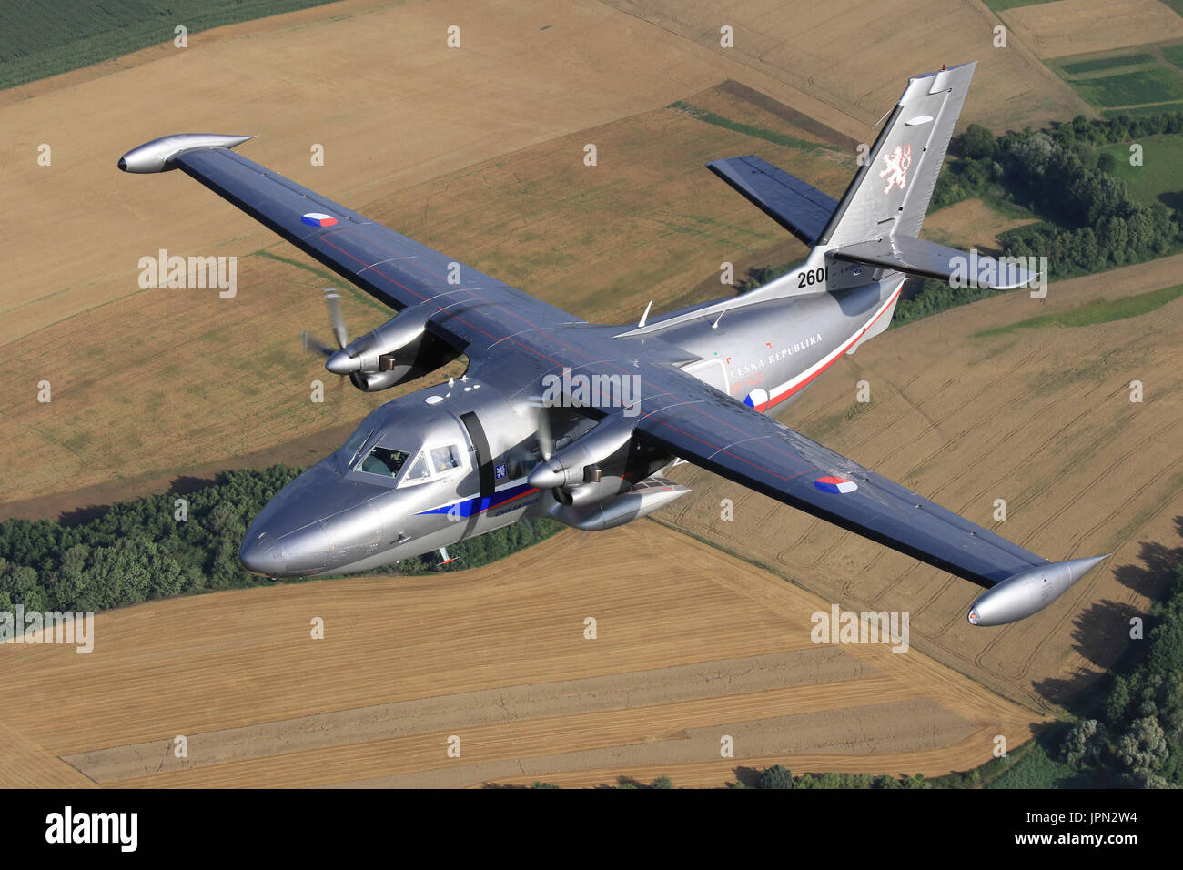 tactical transportation aircraft Let L-410 Turbolet Stock Photo - Alamy