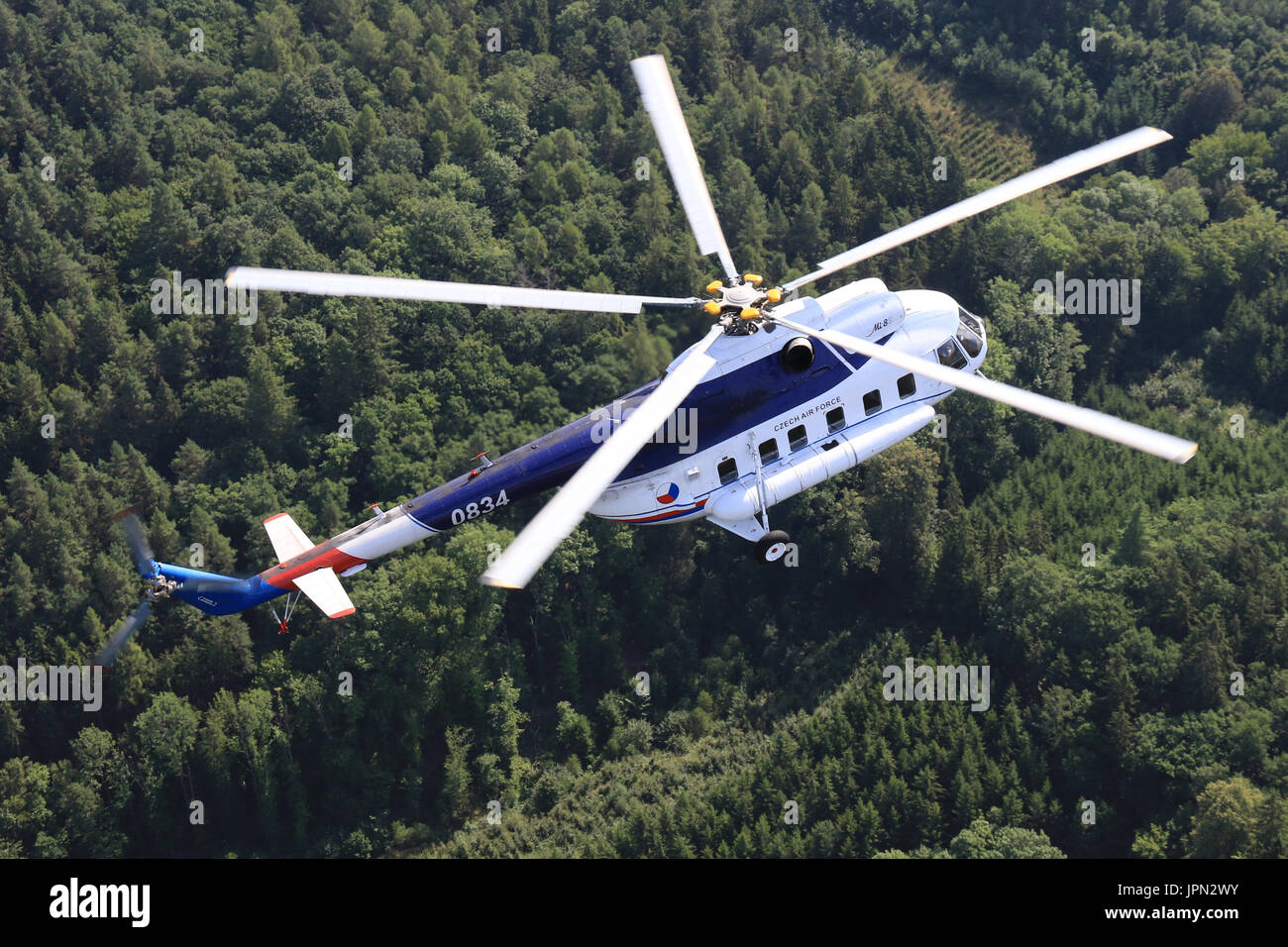 Mil Mi-8 transportation helicopter Stock Photo - Alamy
