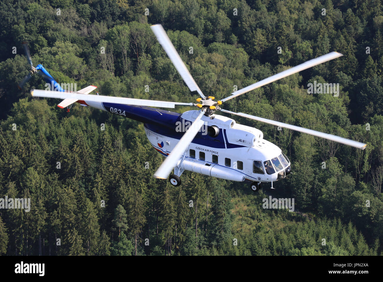 Mil Mi-8 transportation helicopter Stock Photo - Alamy