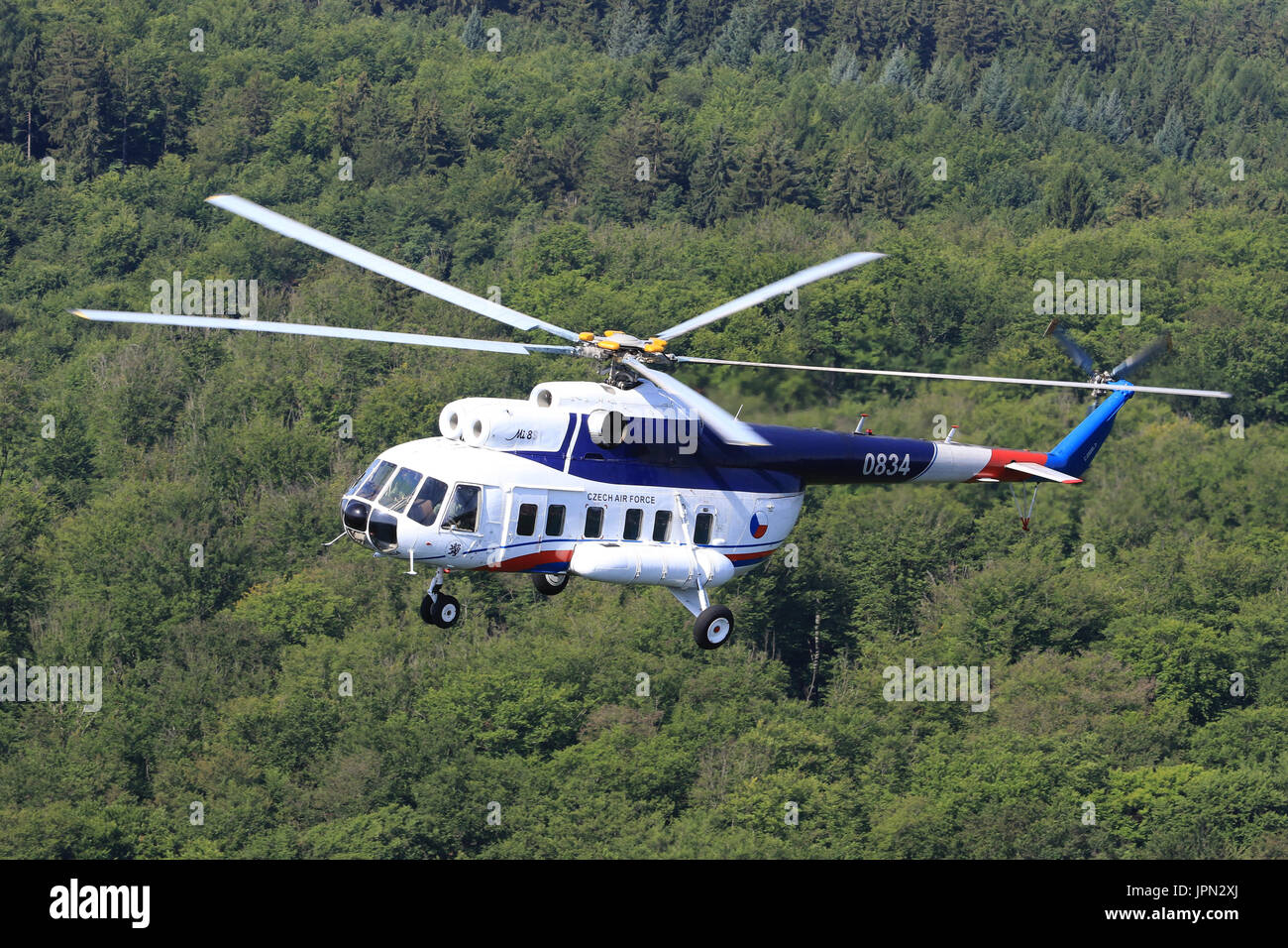 Mil Mi-8 transportation helicopter Stock Photo - Alamy