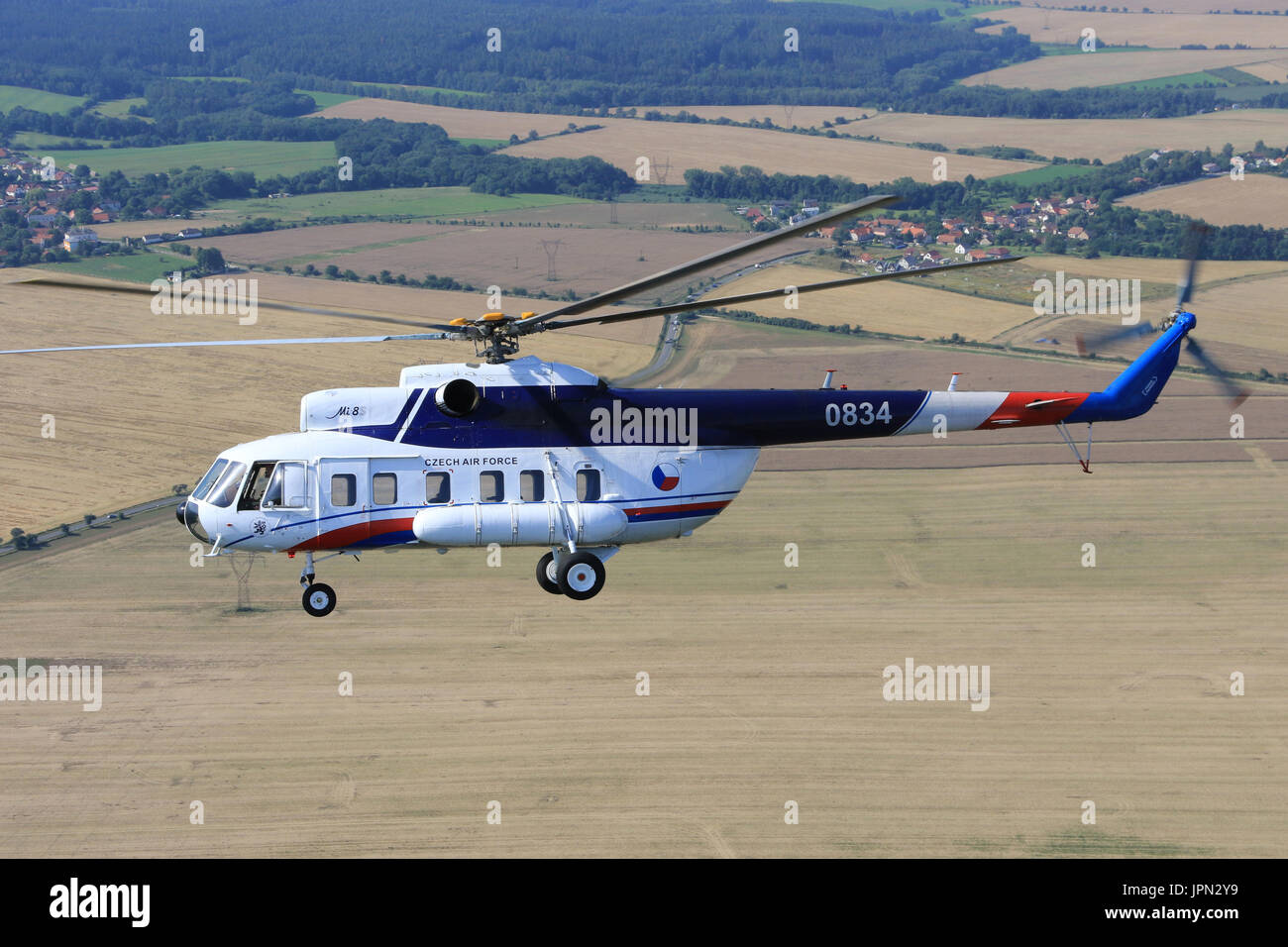 Mil Mi-8 transportation helicopter Stock Photo - Alamy