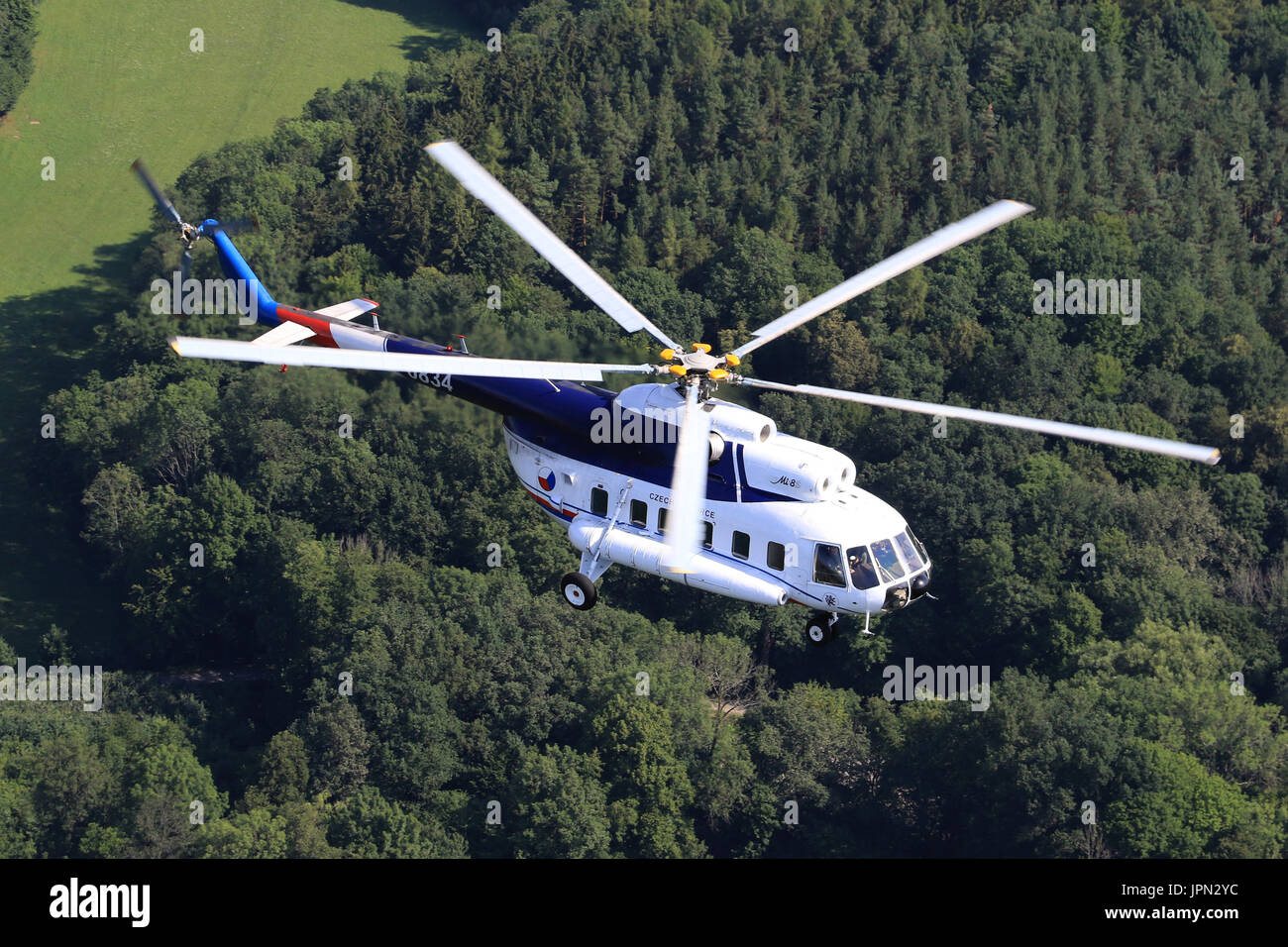 Mil Mi-8 transportation helicopter Stock Photo - Alamy