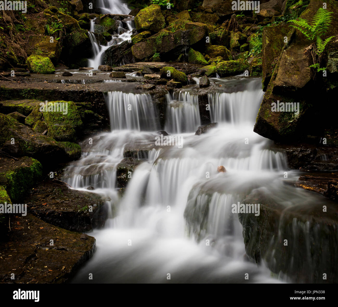 Lumsdale waterfalls hi-res stock photography and images - Alamy