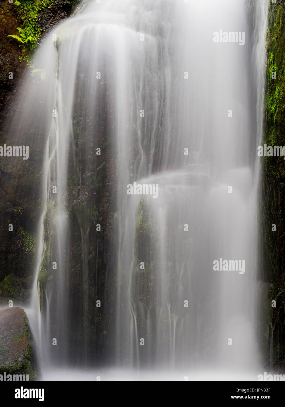 Lumsdale waterfalls just outside Matlock Stock Photo - Alamy