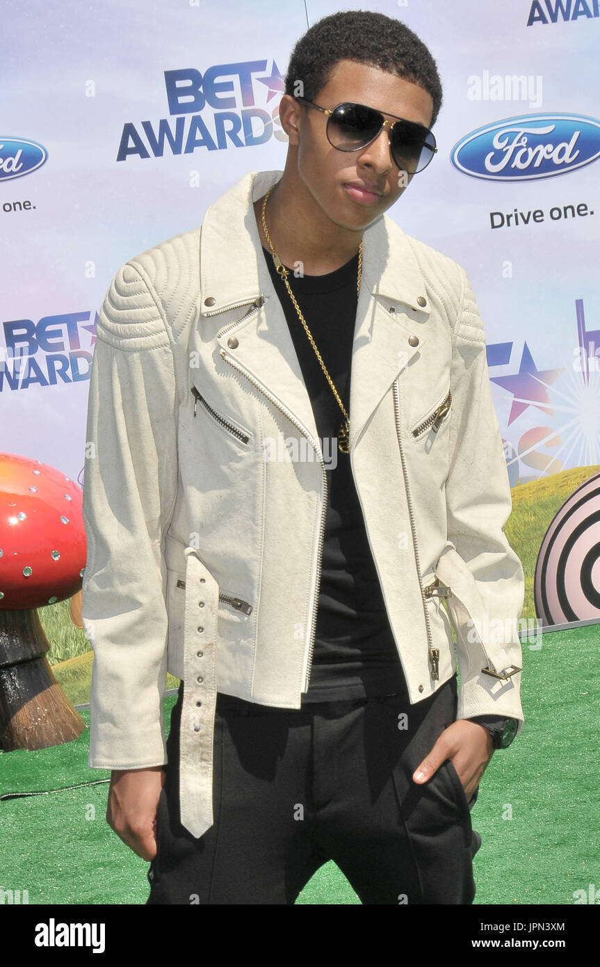 Diggy Simmons at the BET Awards' 11 - Arrivals held at The Shrine ...