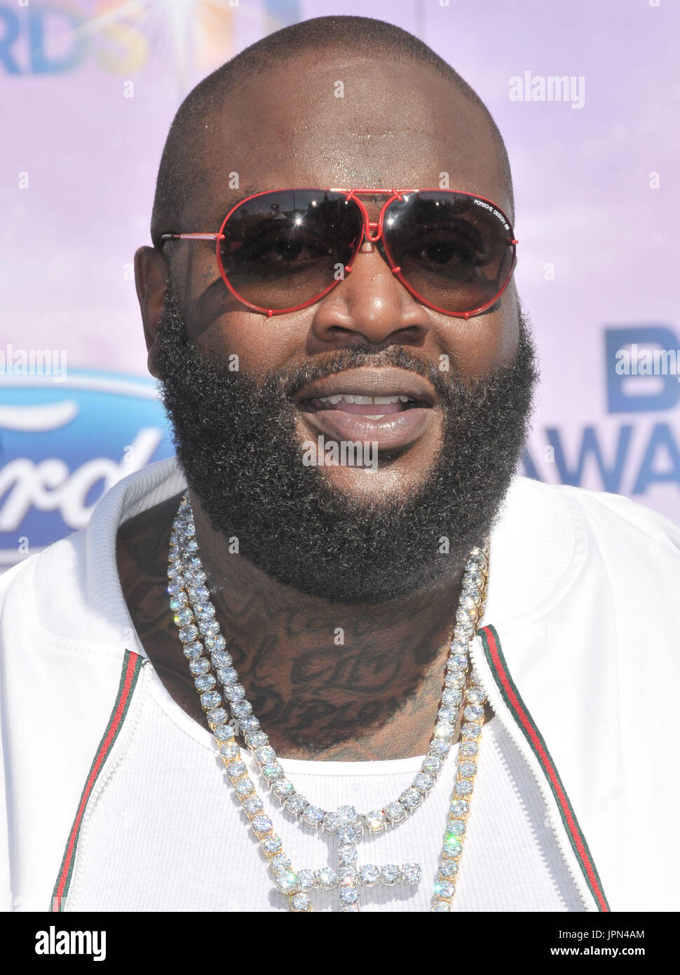 Rick Ross at the BET Awards' 11 - Arrivals held at The Shrine ...