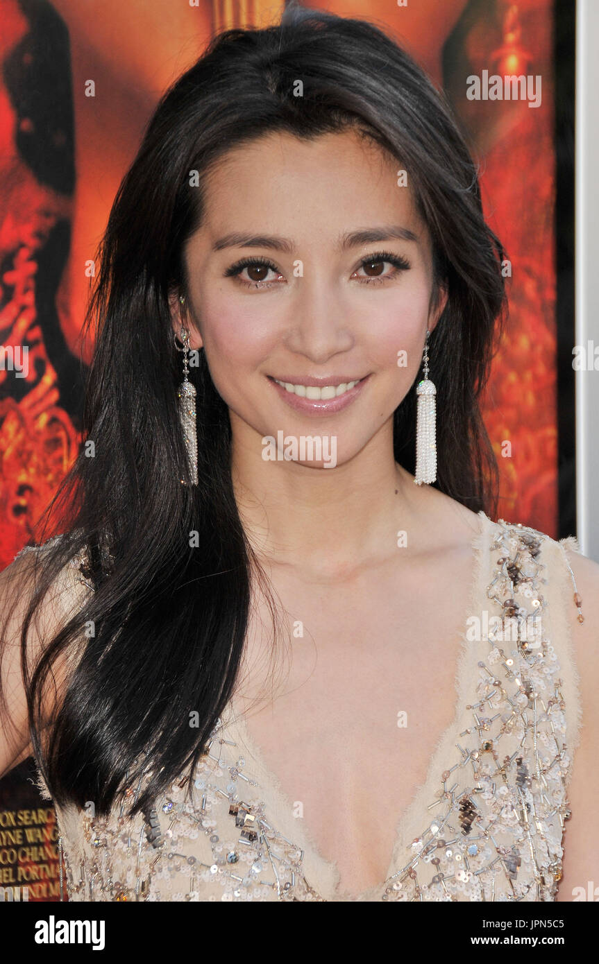 Li Bing Bing at the "Snow Flower And The Secret Fan" Los Angeles ...