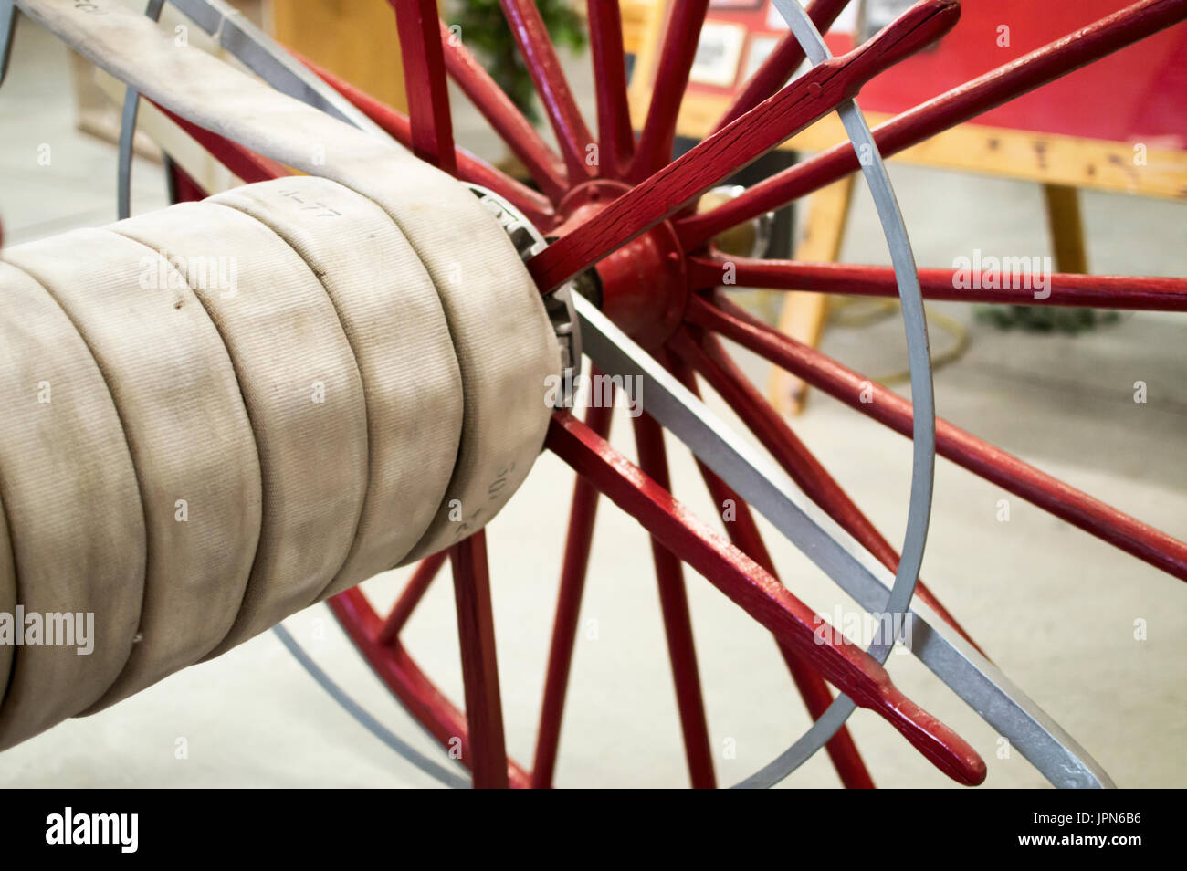 Antique fire hose hi-res stock photography and images - Alamy