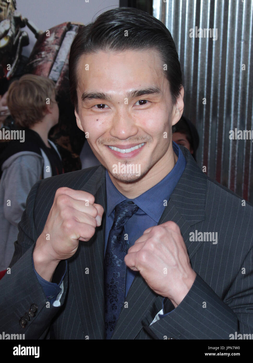 Karl Yune at the "Real Steel" World Premiere held at the Gibson ...