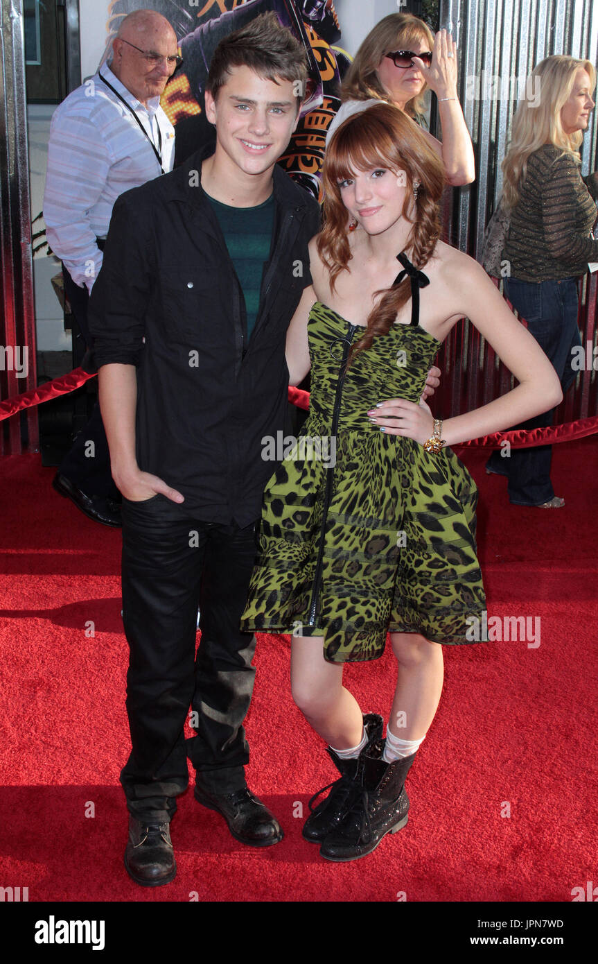 Garrett Backstrom & Bella Thorne at the "Real Steel" World Premiere ...