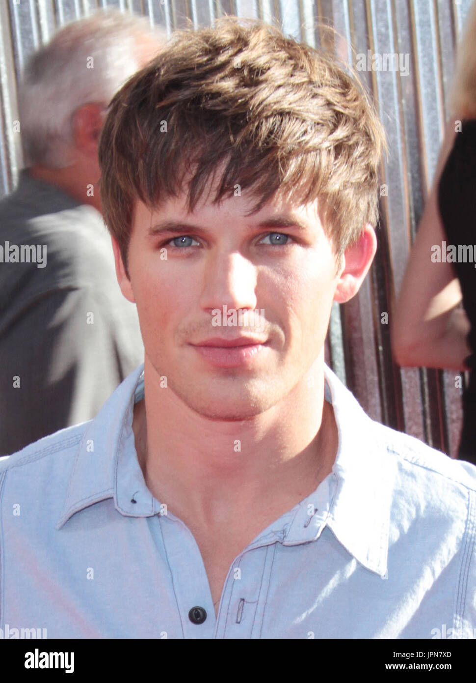 Matt Lanter at the "Real Steel" World Premiere held at the Gibson ...