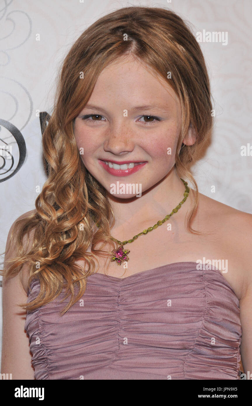 Natalie Alyn Lind at the Sue Wong Presents LADY OR VAMP Spring 2012 ...