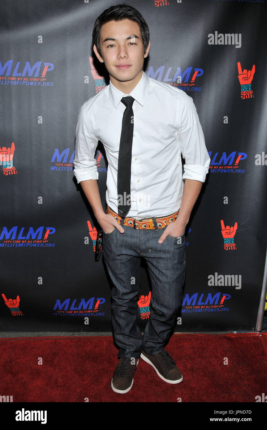 Ryan Potter at the 2011 Youth Rock Awards - Arrivals held at the Avalon ...