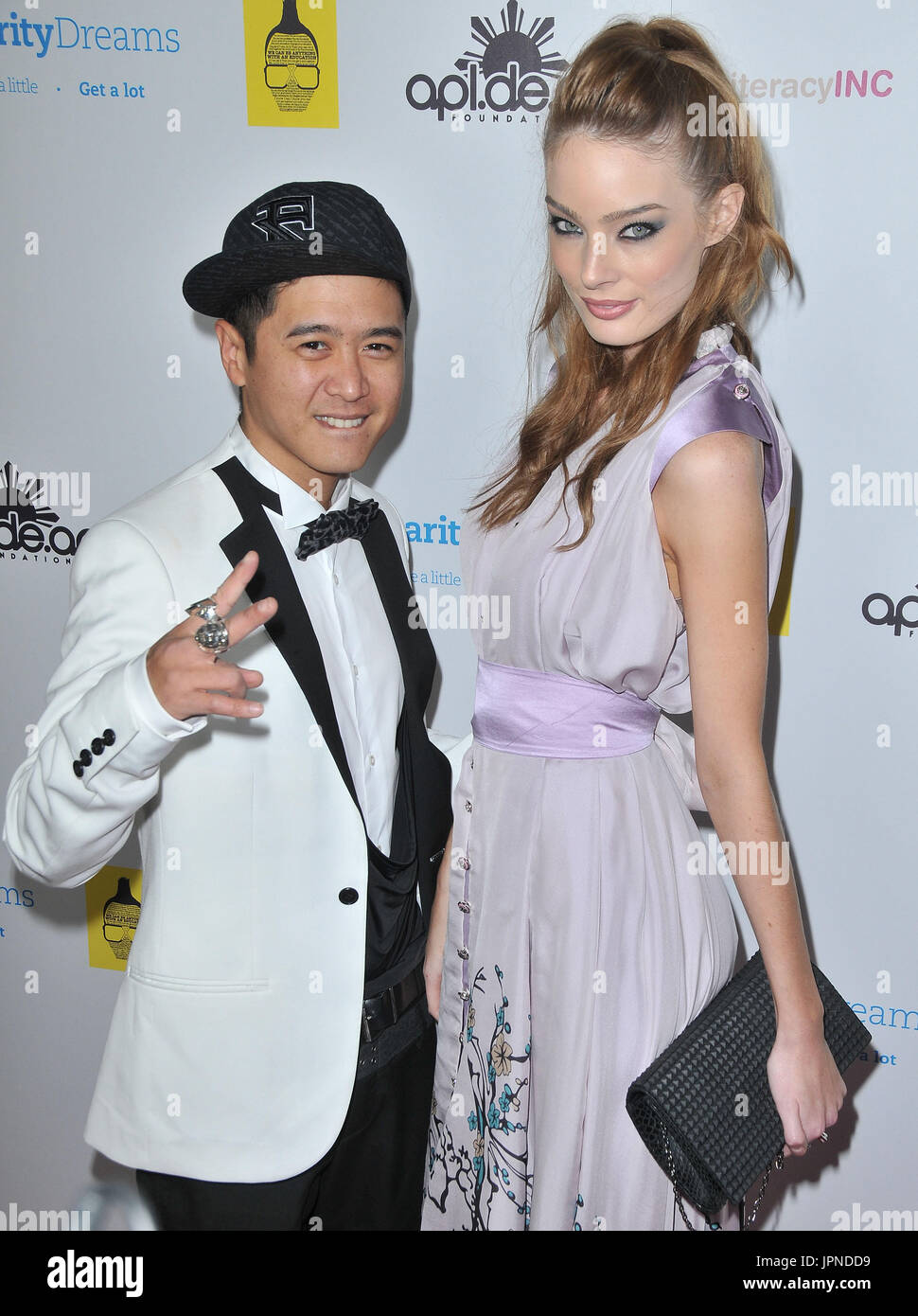 DJ Poet Name Life & Fiance Lucy McIntosh at Apl.de.Ap Of The Black Eyed ...