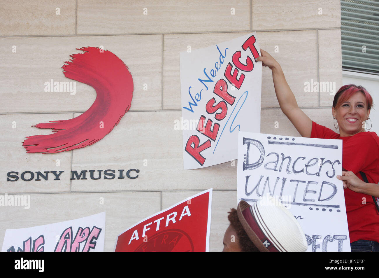 Alex "BGirl Shorty" Welch at the AFTRA / Dancers Alliance Flash Mob ...